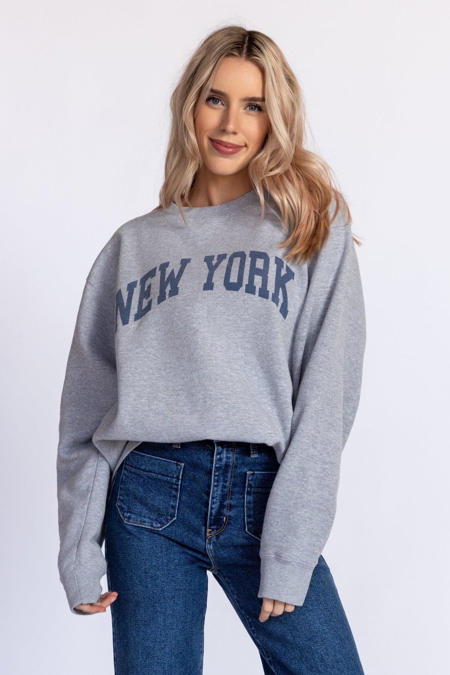 New York Crewneck Sweatshirt – Nati Boutique
